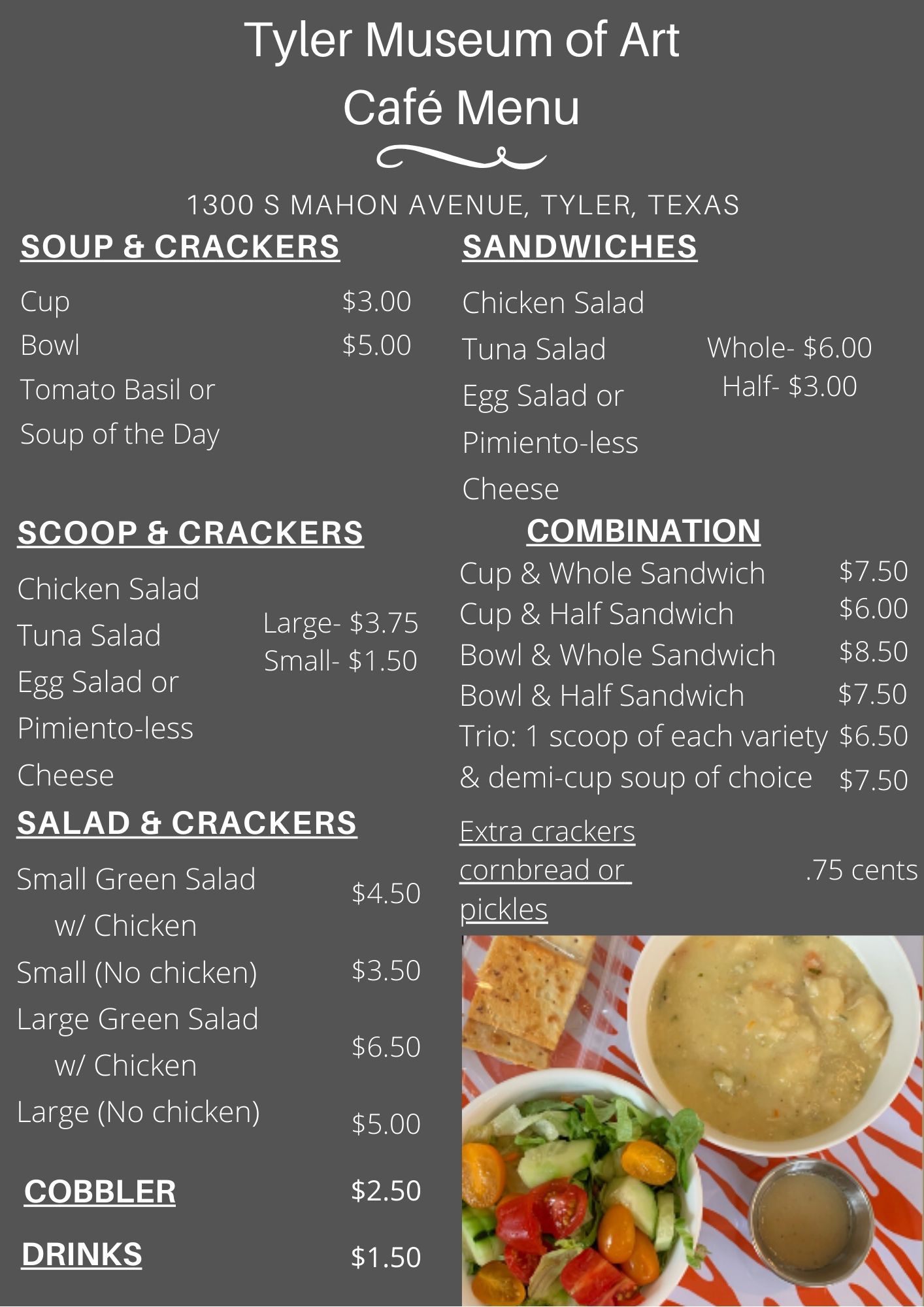 Cafe – Tyler Museum of Art